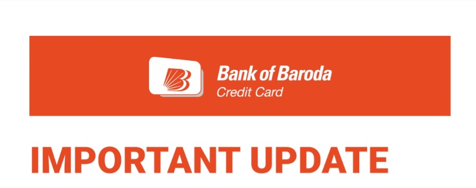 Important Update on your BoB Credit Card