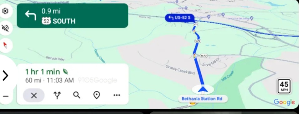 Google Maps for Android Auto gets updated colors too TAXCONCEPT