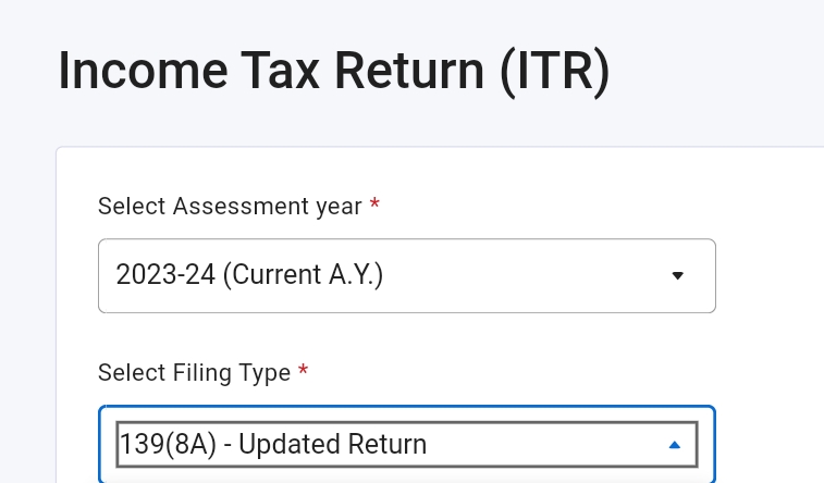 1st Update of 2024: E-filing of Updated ITR has been enabled on Income ...