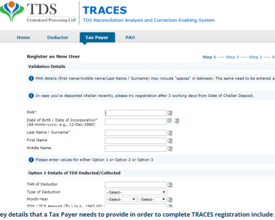 An In-Depth Guide to TDS TRACES: Registration, Services, TDS ...