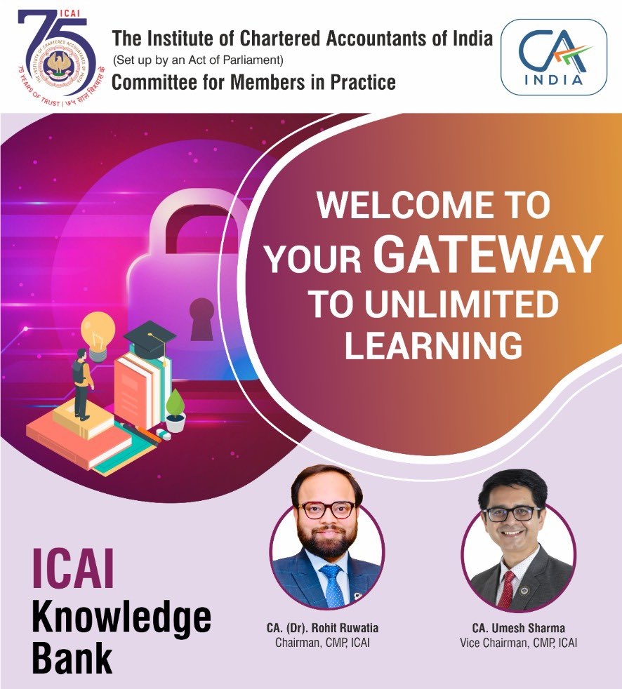 ICAI Knowledge Bank: Access Unlimited Study Materials and Publications ...