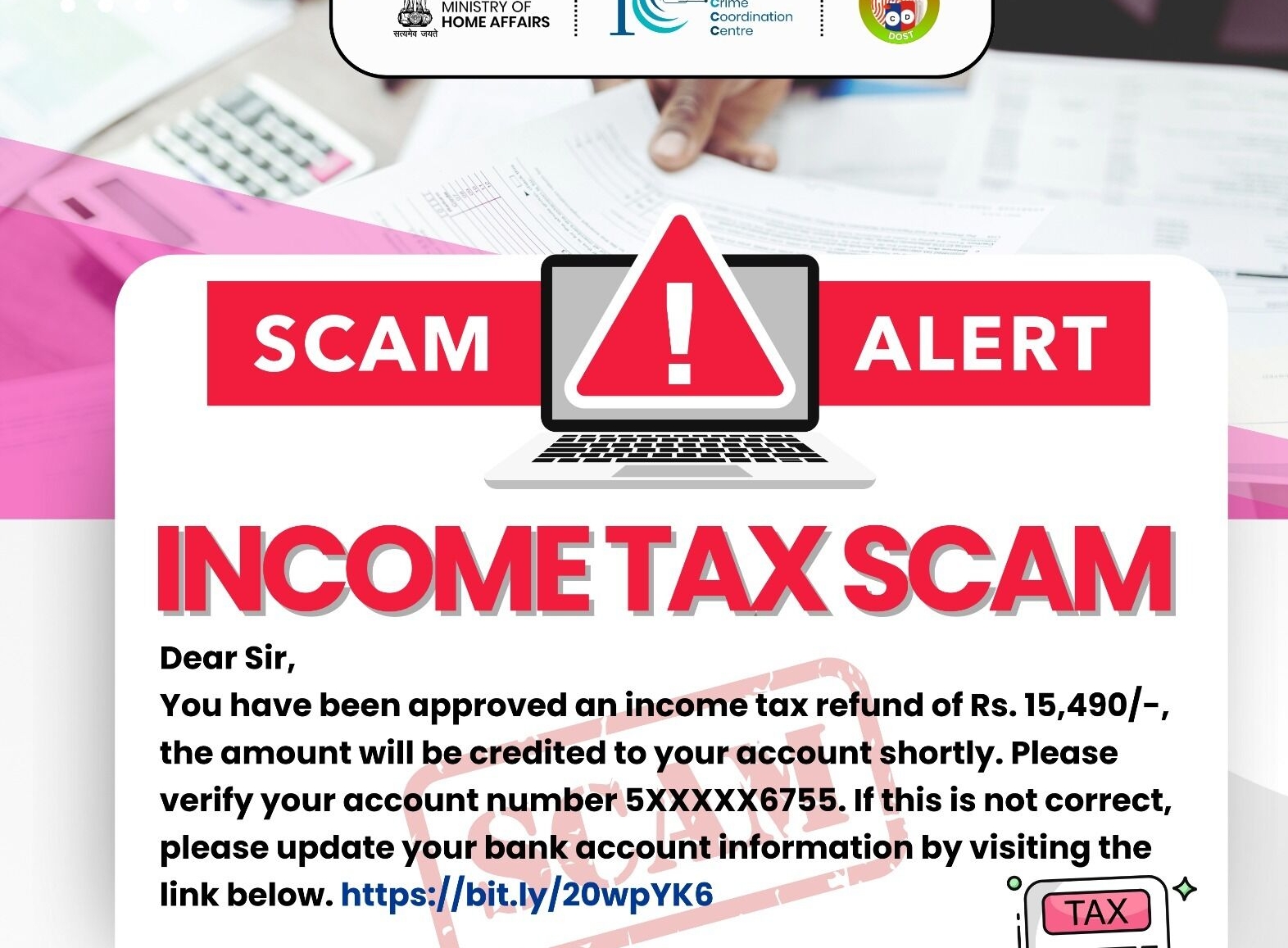 Income Tax Refund Scam Alert: Protect Your Finances TAXCONCEPT