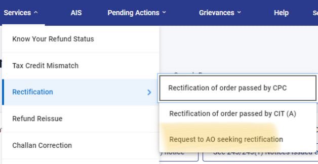 New Income Tax Portal Feature TAXCONCEPT