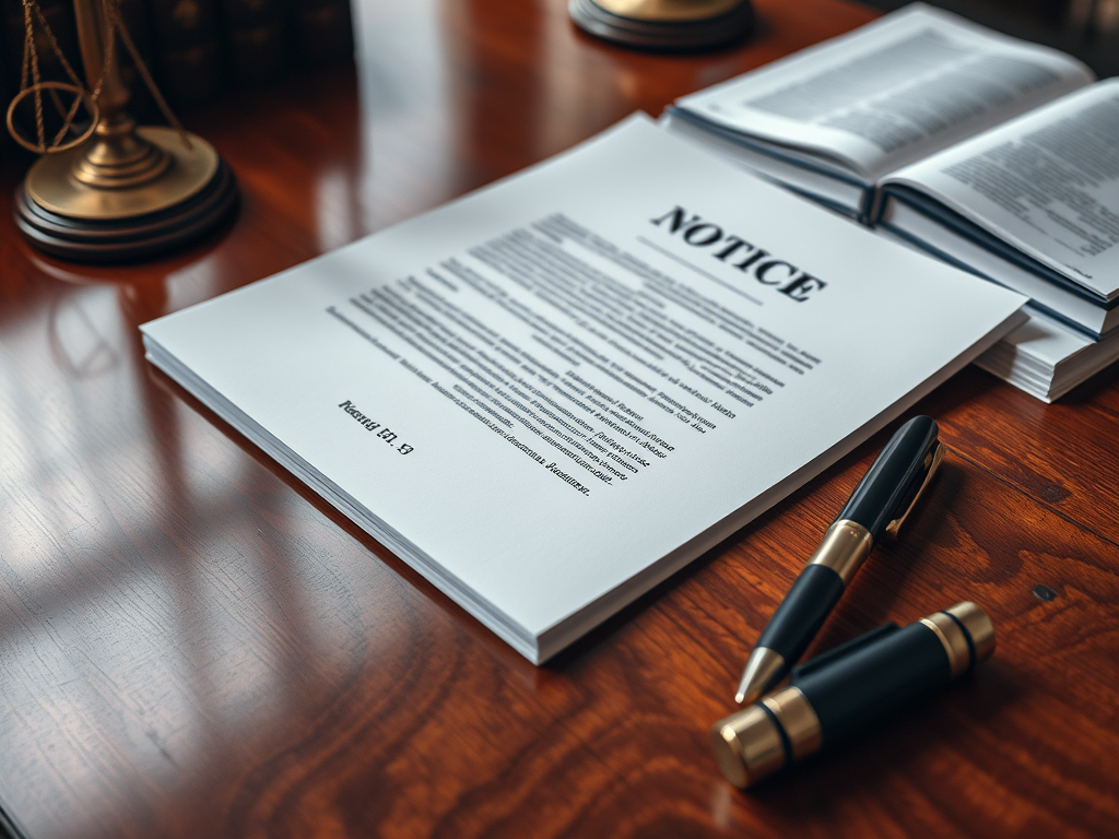 Formal Notice Format for Legal Claims TAX CONCEPT