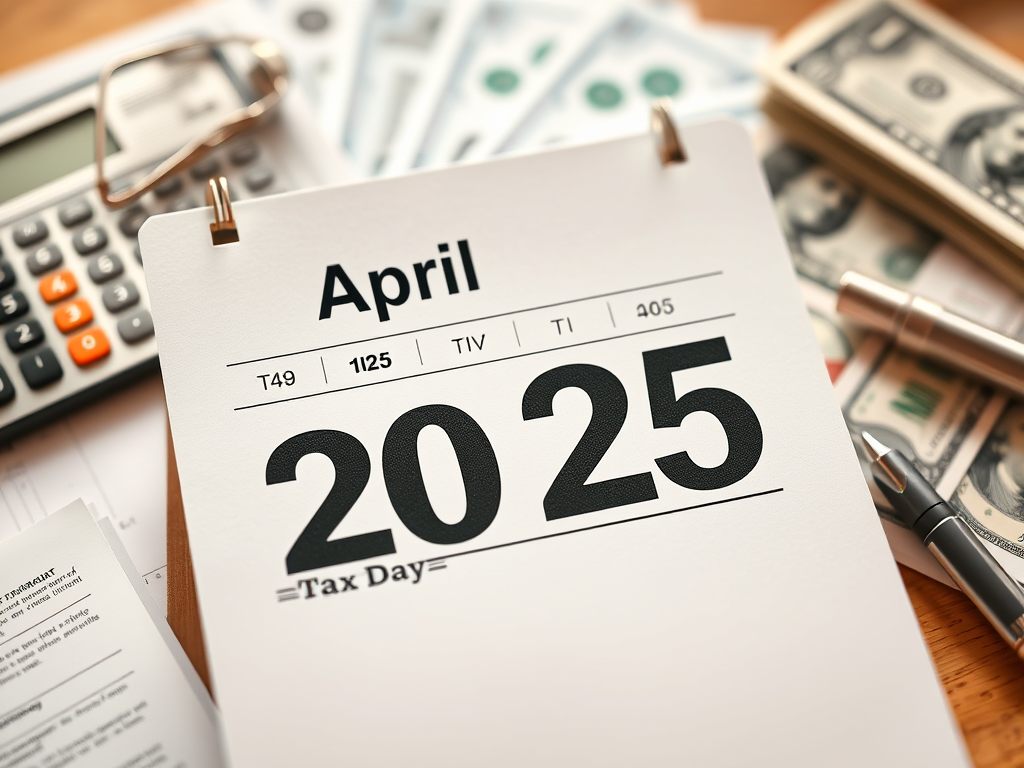 US Tax Filing Deadlines and Important Dates: April 2025 TAX CONCEPT
