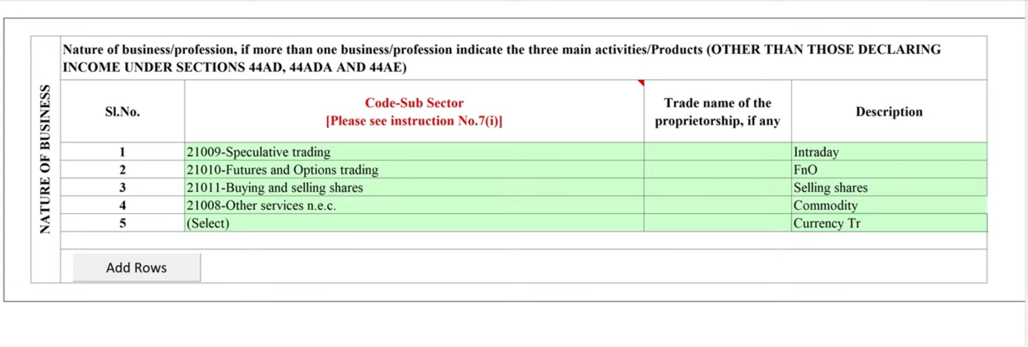 Big Update in ITR-3 Utility – New Business/Profession Codes Added for ...