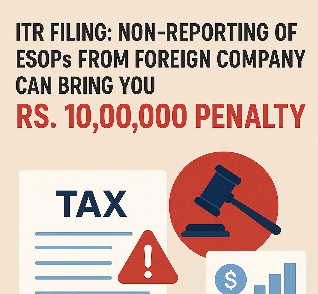 Important Update on ITR Filing: Non-Disclosure of Foreign ESOPs May ...
