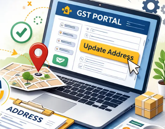 How to Change or Update the Address in the GST Portal TAX CONCEPT